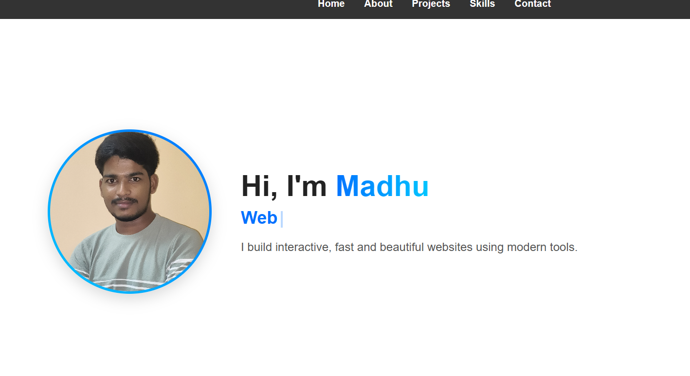 Madhu's Portfolio